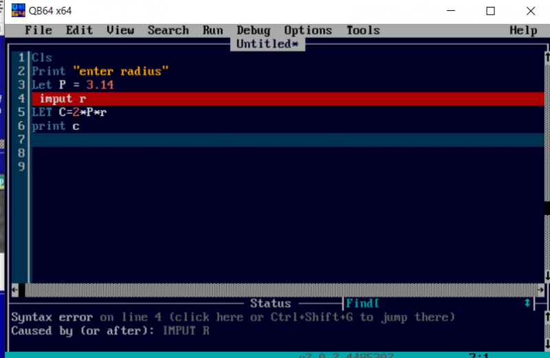 Features Of Qbasic Programming Language All Bachelor